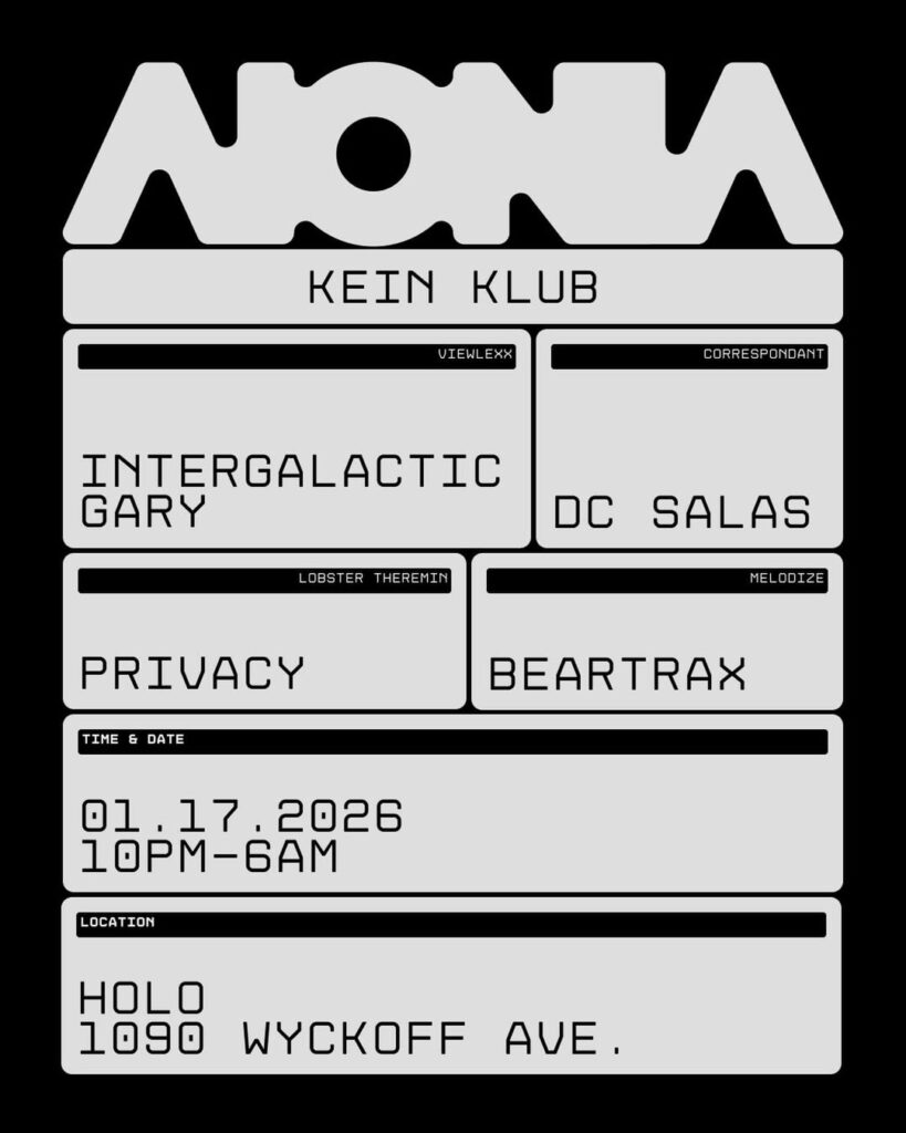 Intergalactic Gary, DC Salas, and Privacy headline Kein Klub’s NYC ...